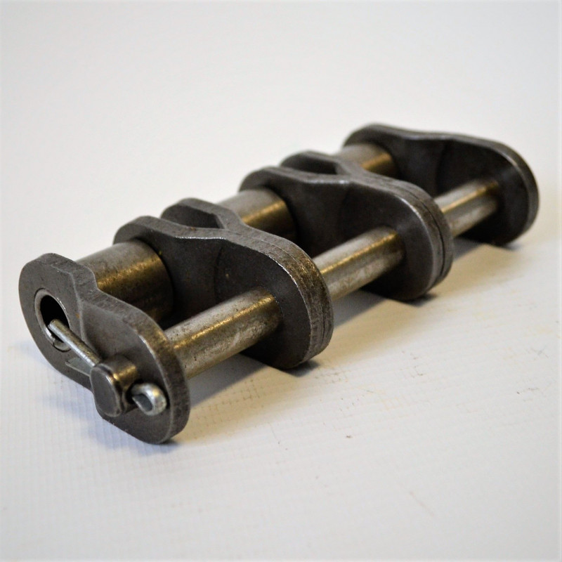 Maillon coudé pour chaîne de transmission triple ISO 12B3 - Pas de 19.05mm
