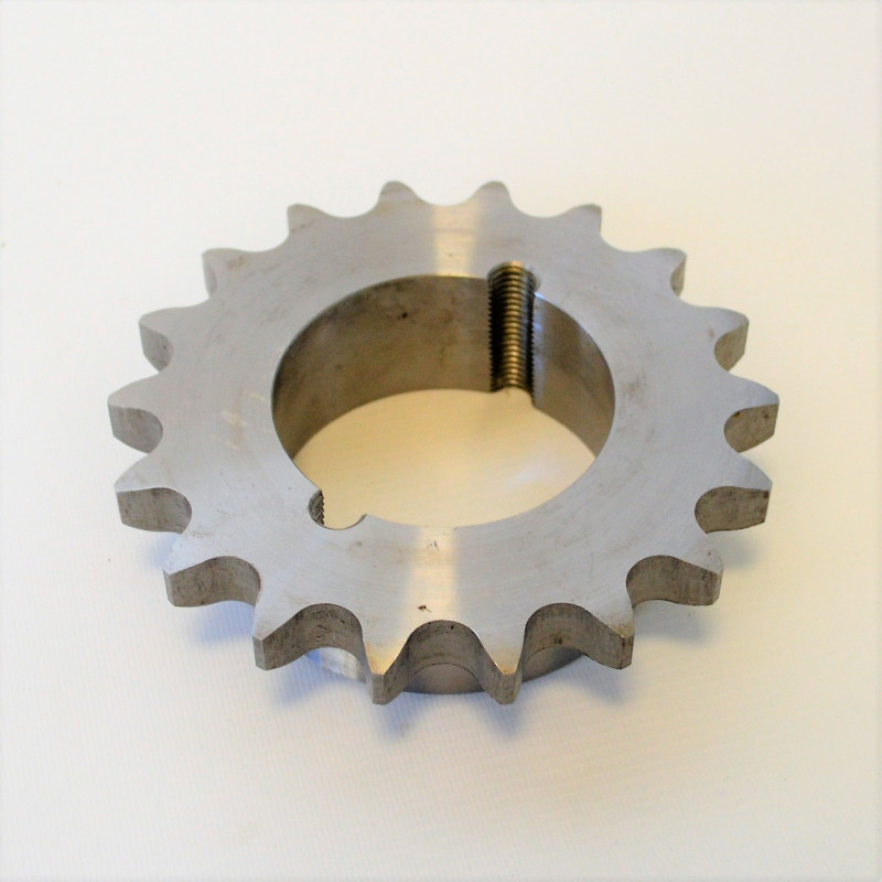 Pignon simple 45 dents – 16B1 au pas de 25.4mm – Moyeu amovible 3020