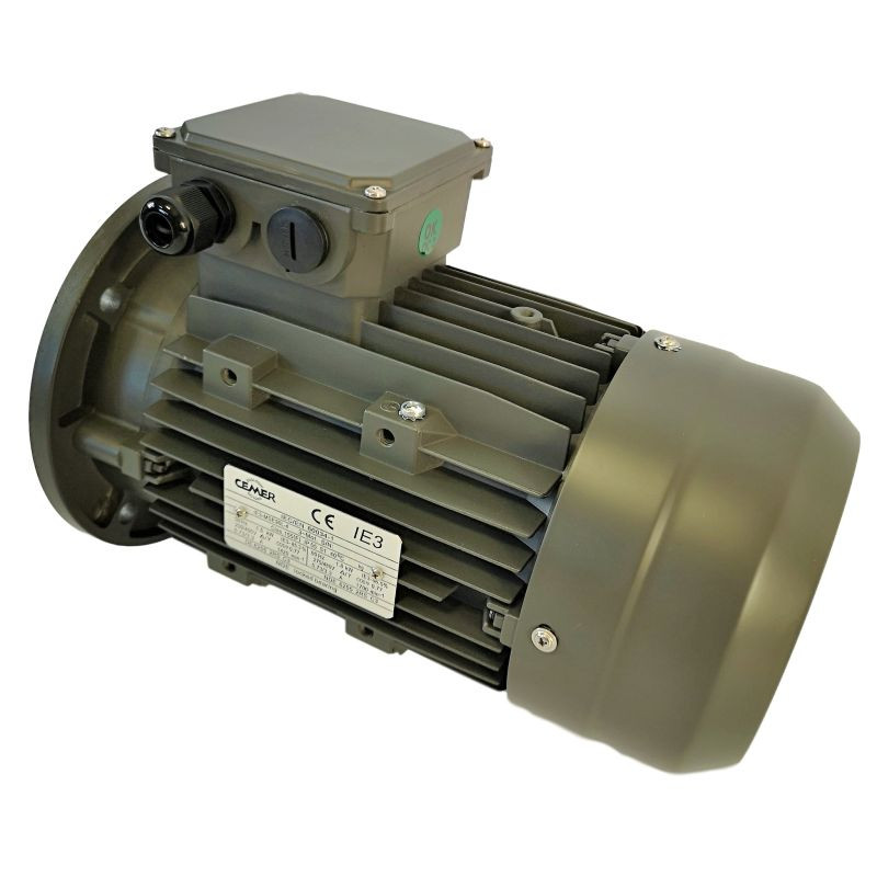 Moteur électrique triphasé 5.5KW - 1500Tr/min - Bride B5 - 400/690V ...